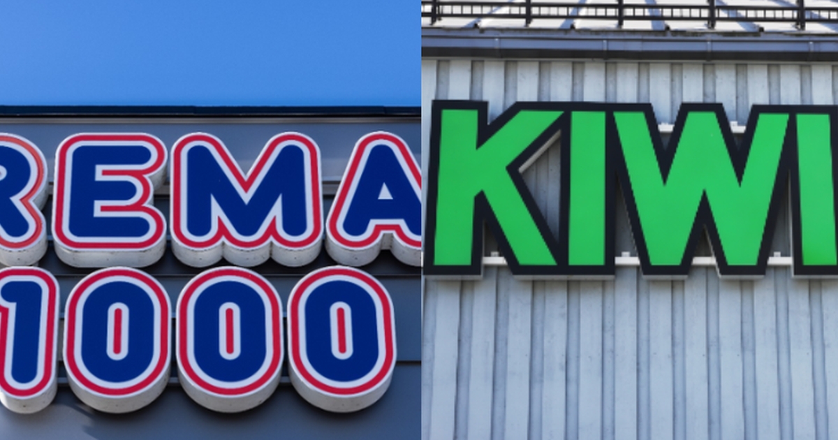Rema 1000 og Kiwi har begge skiftet logo i dag: Se butikkenes nye logoer