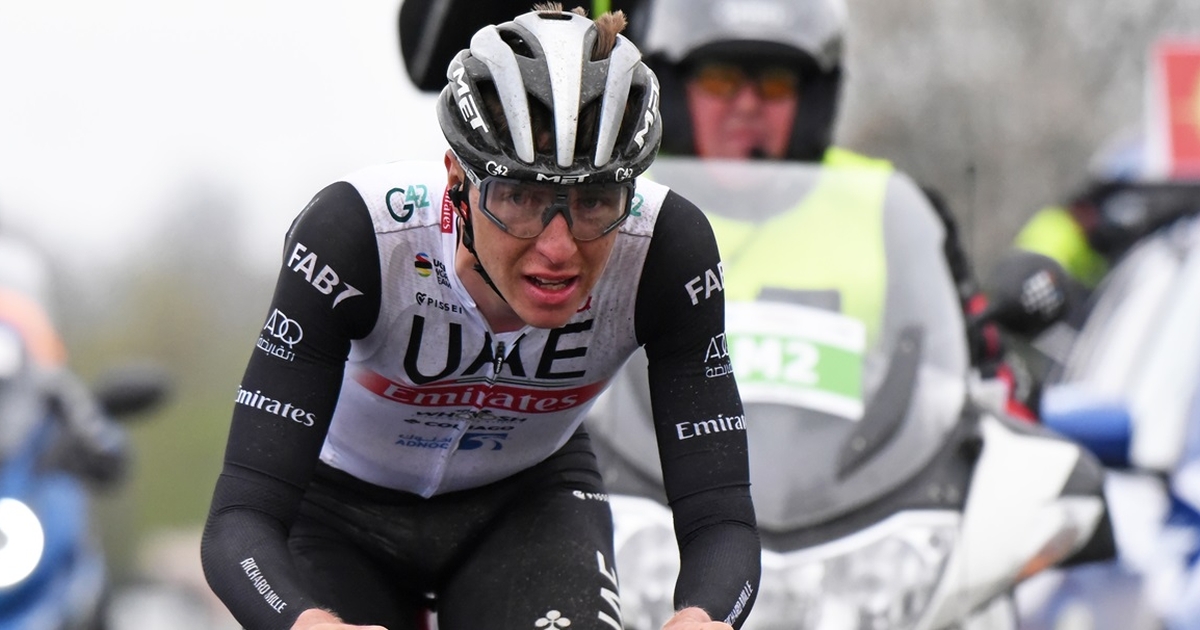 Tadej Pogacar med klar stikpille til Jonas Vingegaard