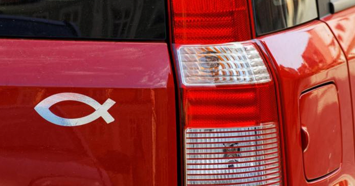 What the Fish Symbol You See on the Back of Many Cars Means