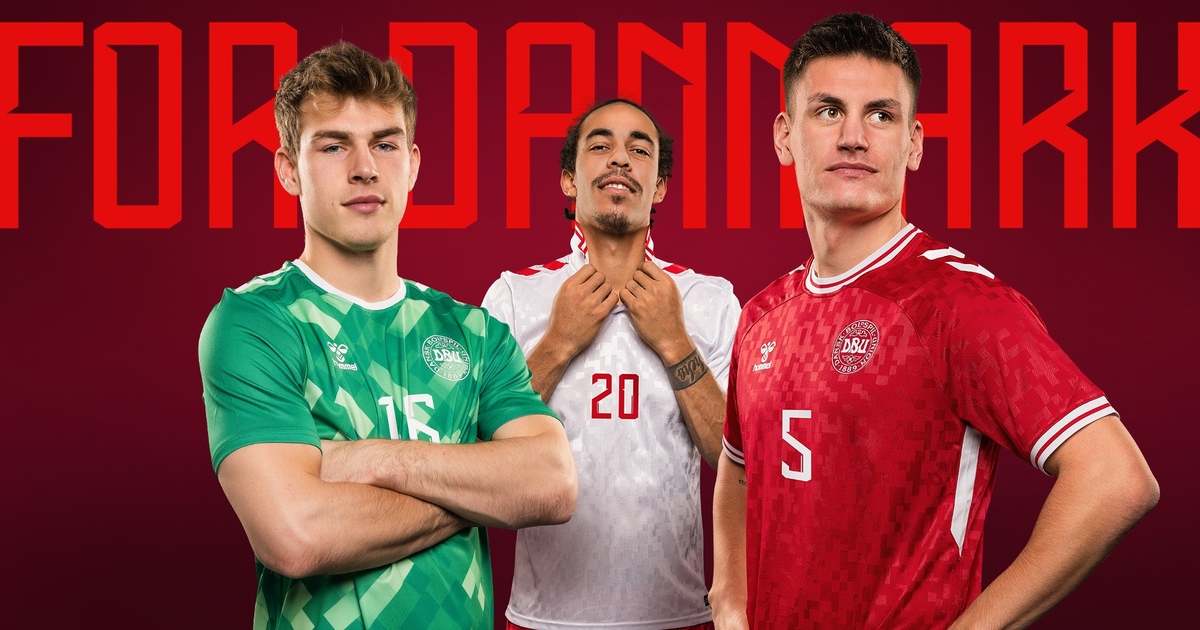 Landsholdets nye trøjer er klar: Skal bruges ved EM til sommer