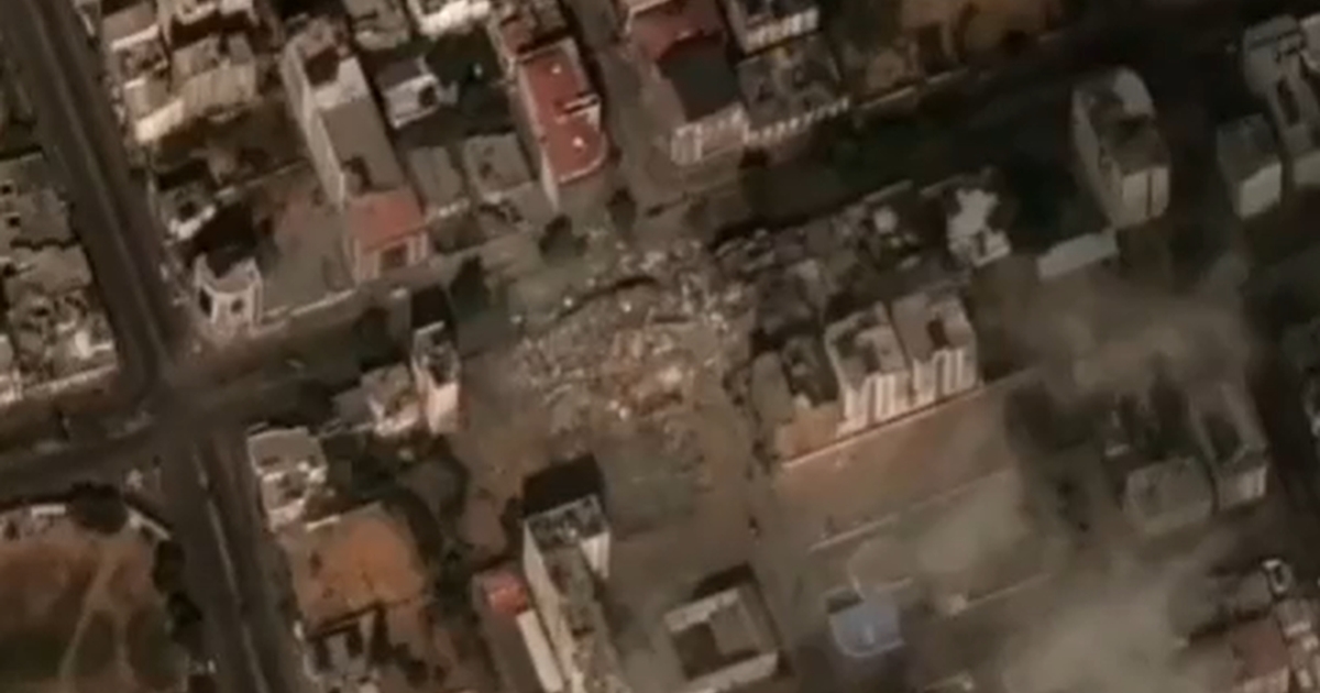 Before and after satellite photos show devastation of Israeli strikes