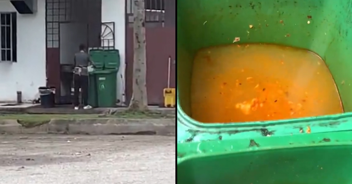 Watch: Restaurant Worker Caught on Video Cleaning Dishes in Dirty Trash Bin