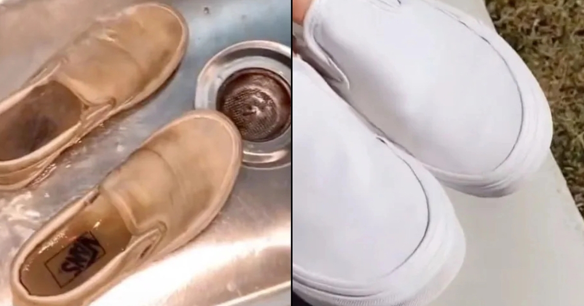 Ekspert afslører genialt trick: Sådan gør du hvide sko hvide igen på ...