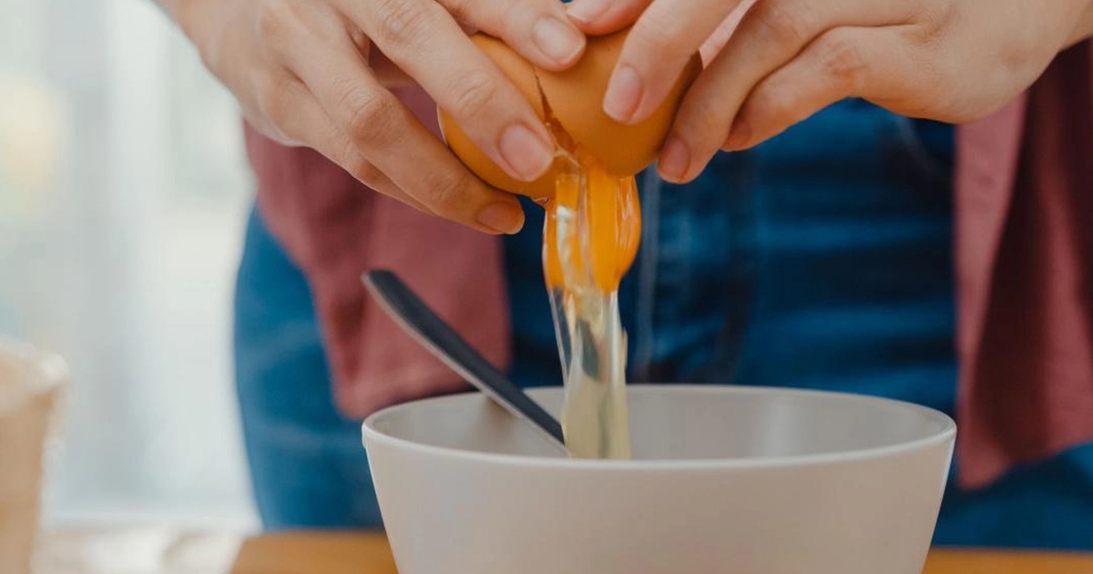 Du kan finne det i rå egg: Hva indikerer den merkelige hvite flekken?