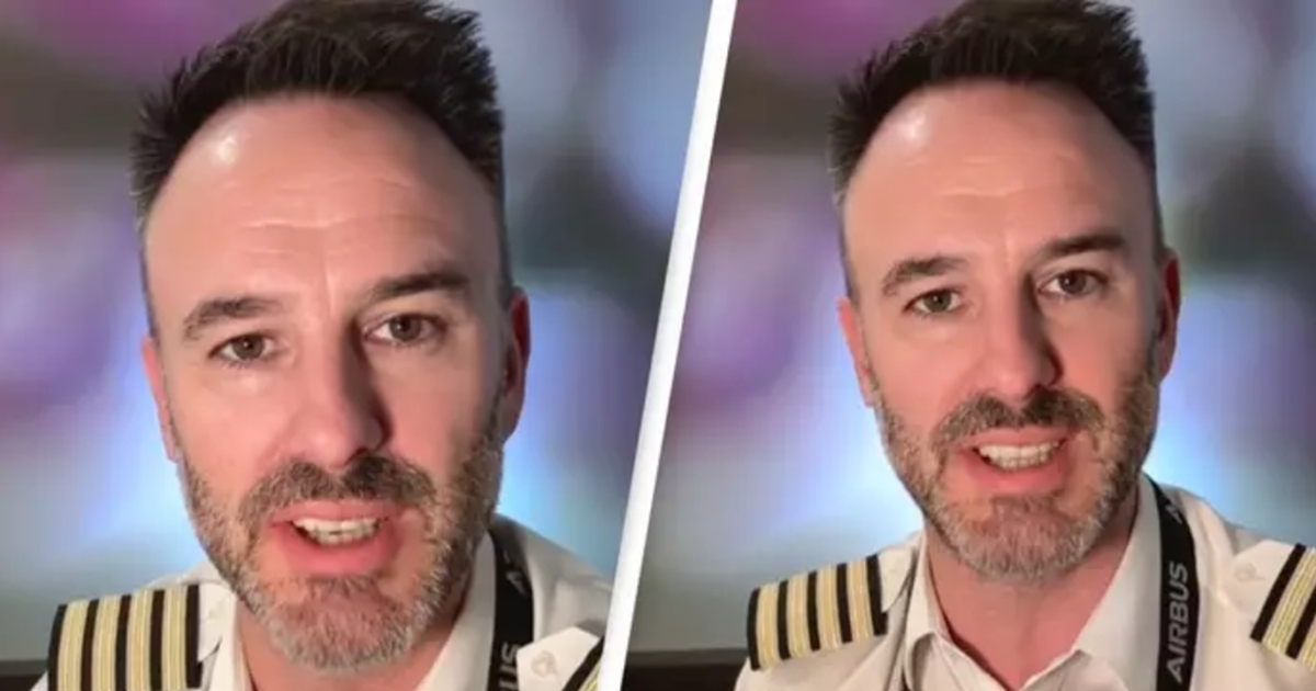 Piloten Simon forklarer hvad der sker, hvis flyets landingsstel ikke virker