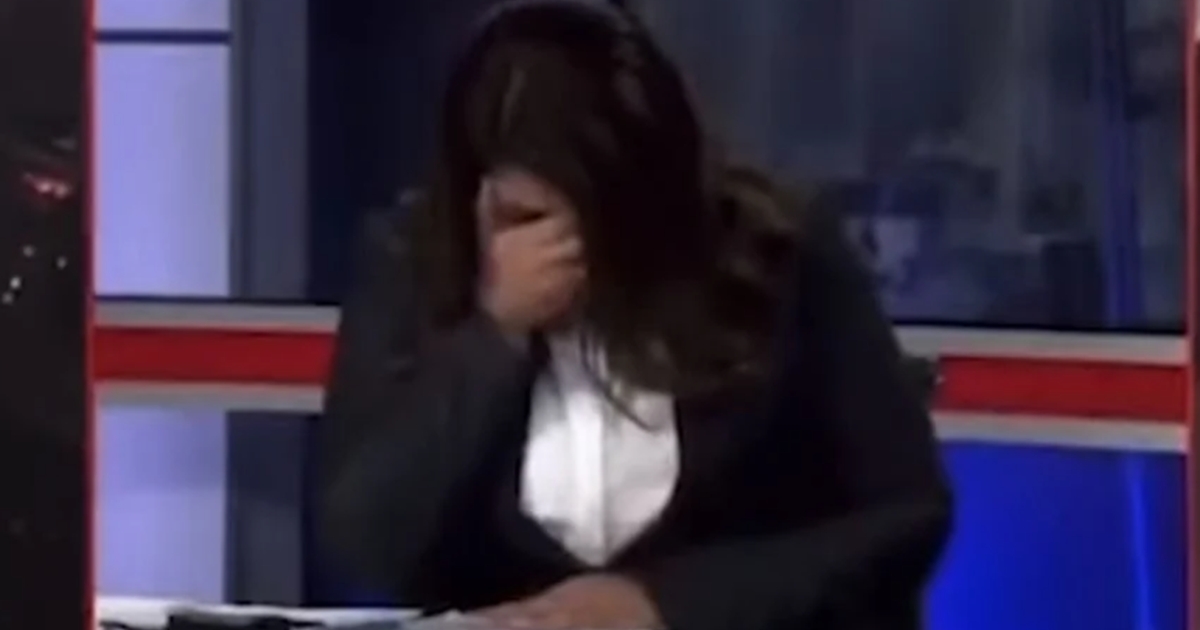 News anchor breaks down on live TV