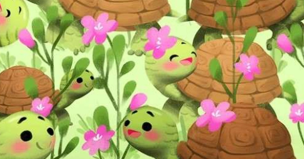 Can you spot the hidden snail among the turtles in 7 Seconds? Let's ...