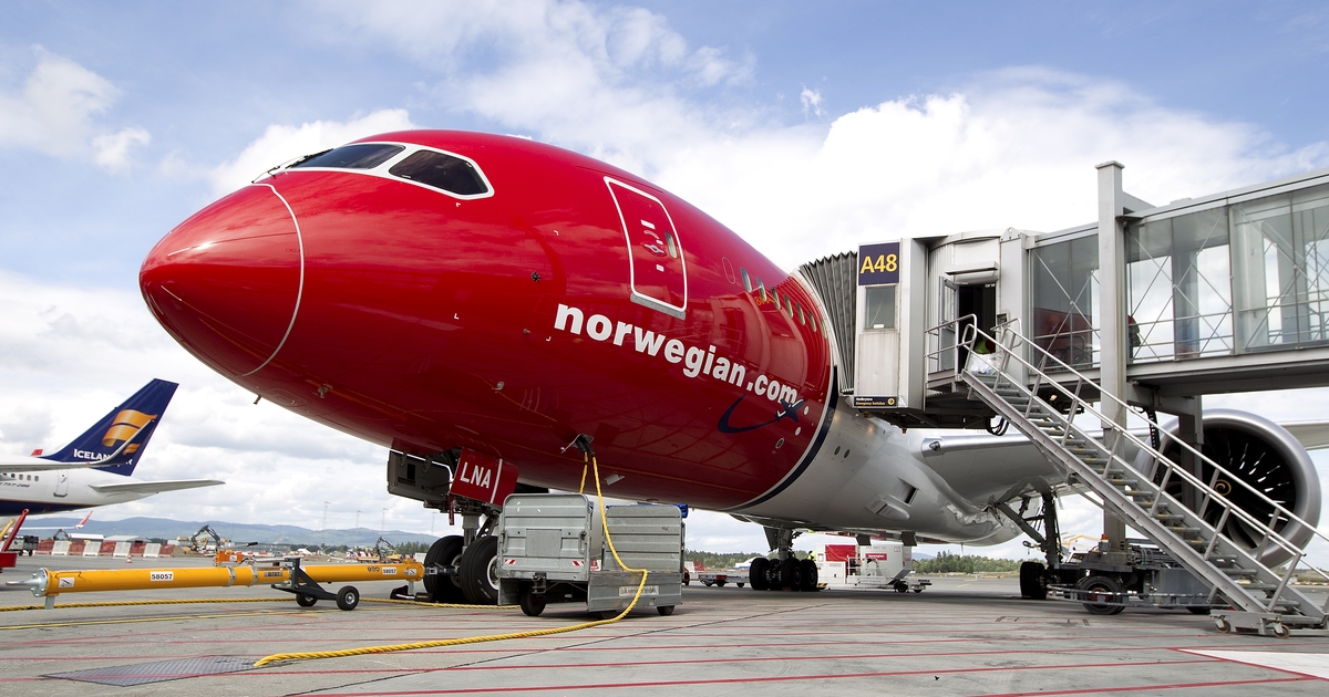 Norwegian-fly måtte returnere til Gardermoen