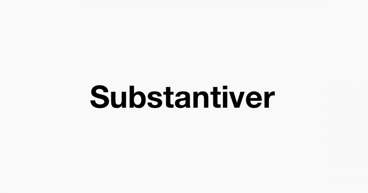 Substantiver